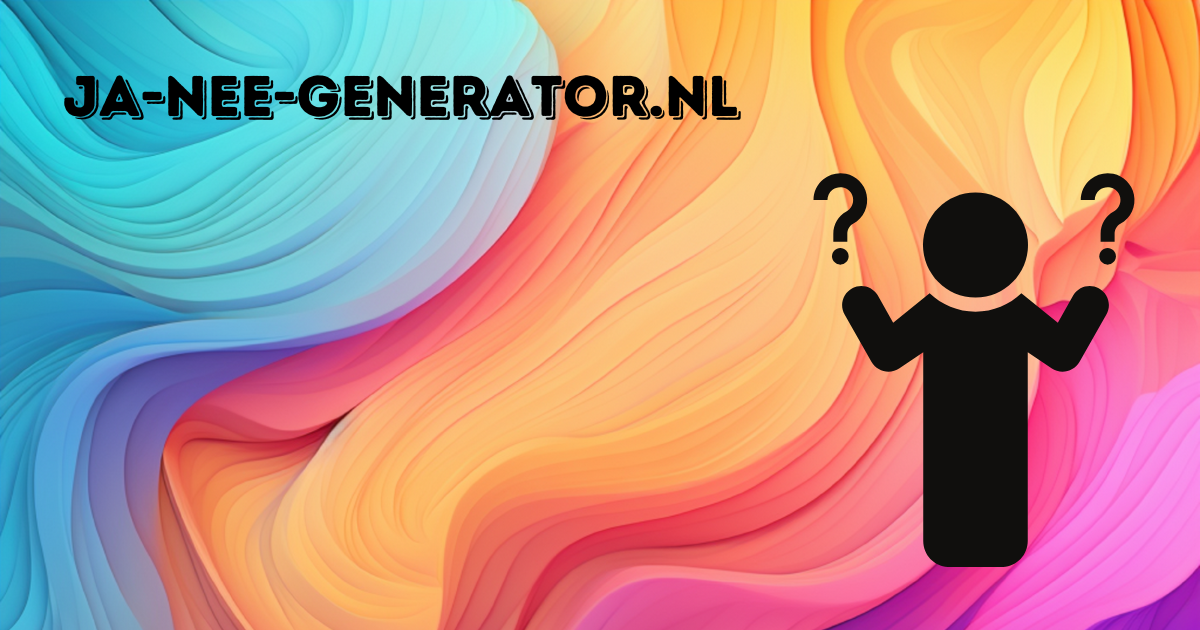 Ja of nee generator 🚀 Laat het lot beslissen in 1 klik!